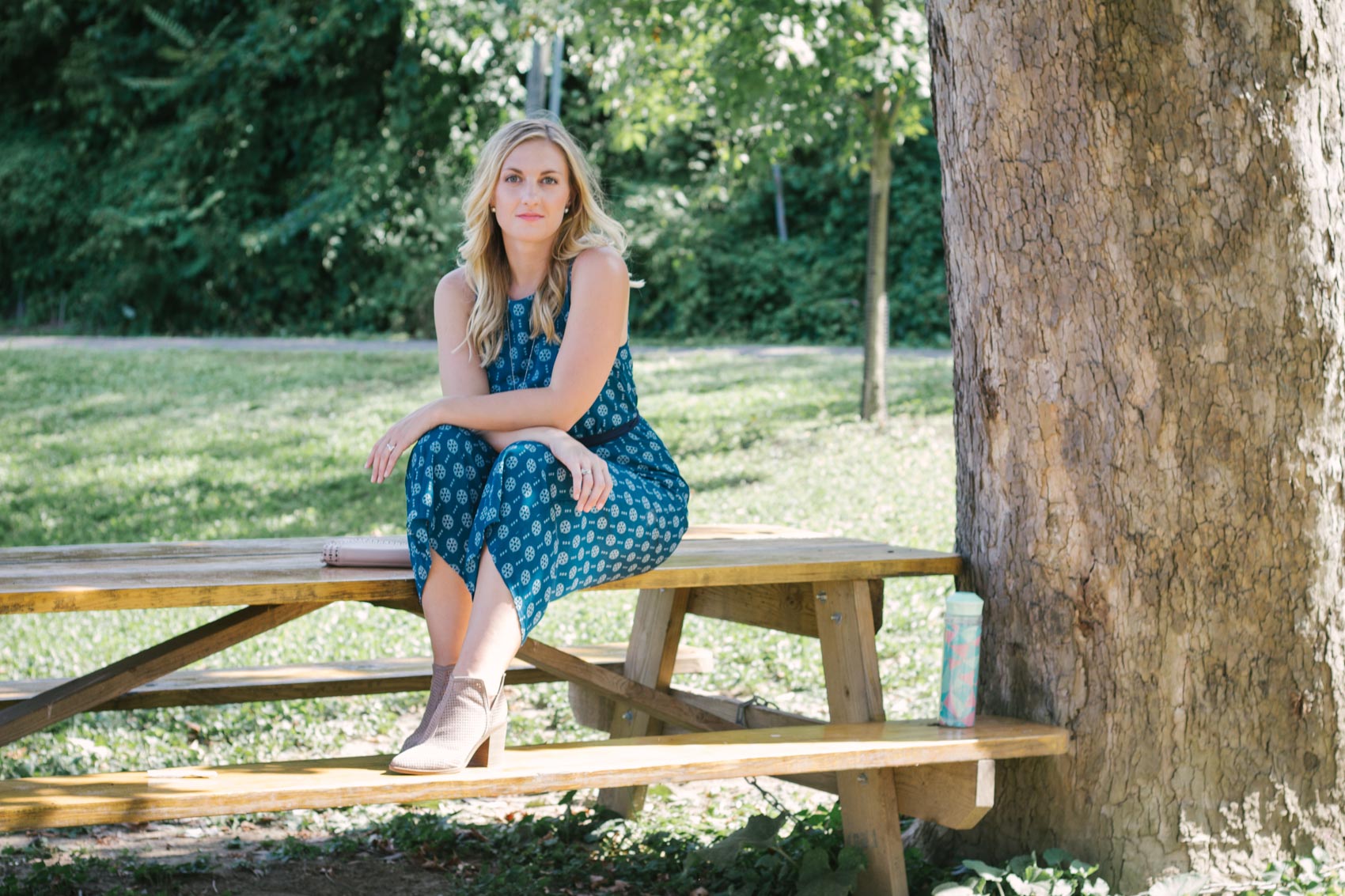 allyn-lewis-teal-jumpsuit-lr-10 - Allyn Lewis