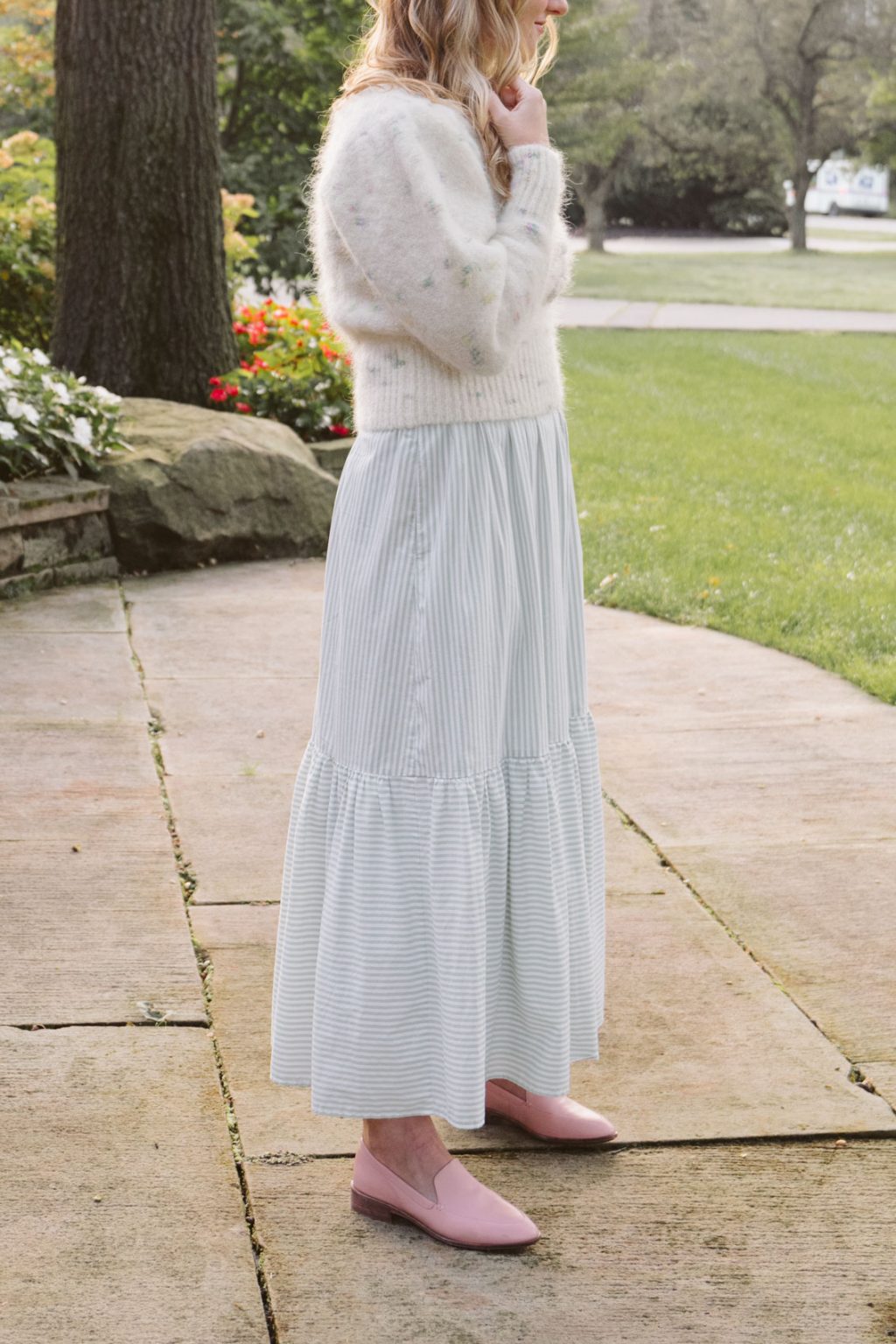 Sweater Over Dress Outfit + How To - Allyn Lewis