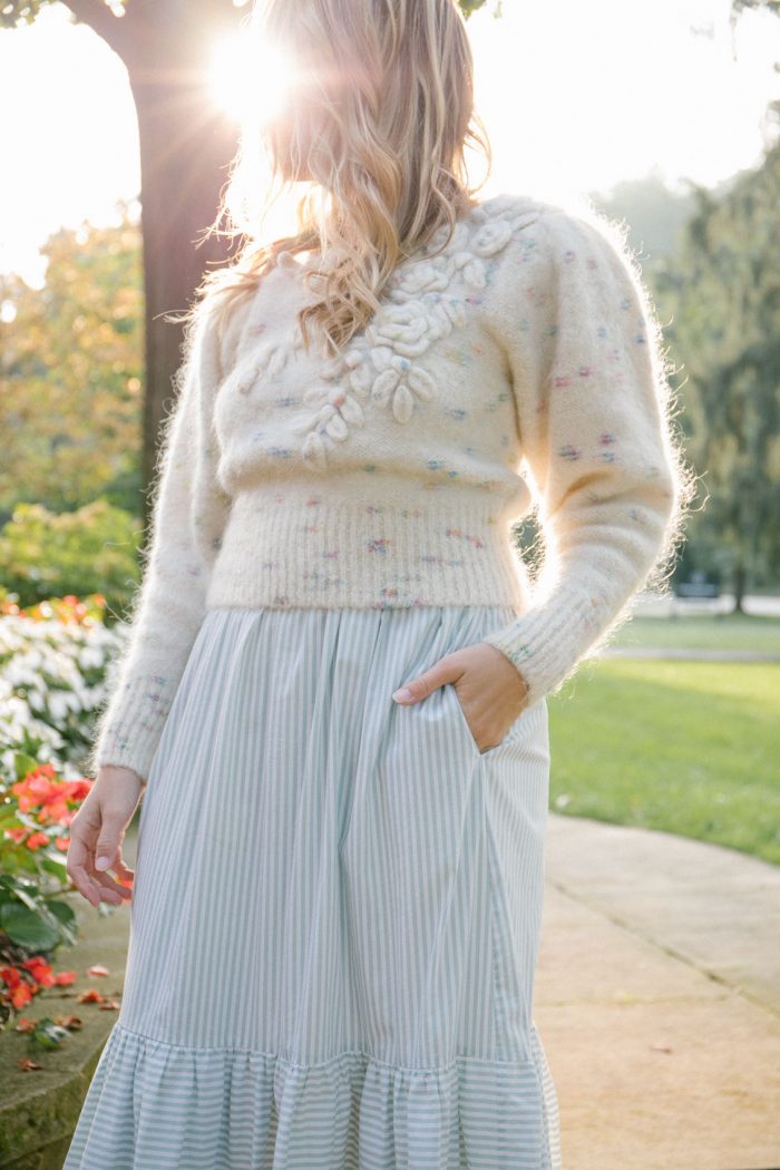 Sweater Over Dress Outfit + How To - Allyn Lewis