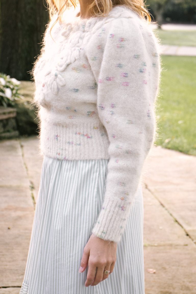 Sweater Over Dress Outfit + How To - Allyn Lewis