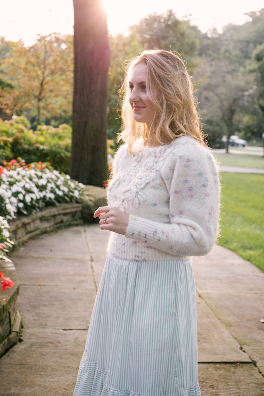 Sweater Over Dress Outfit + How To - Allyn Lewis