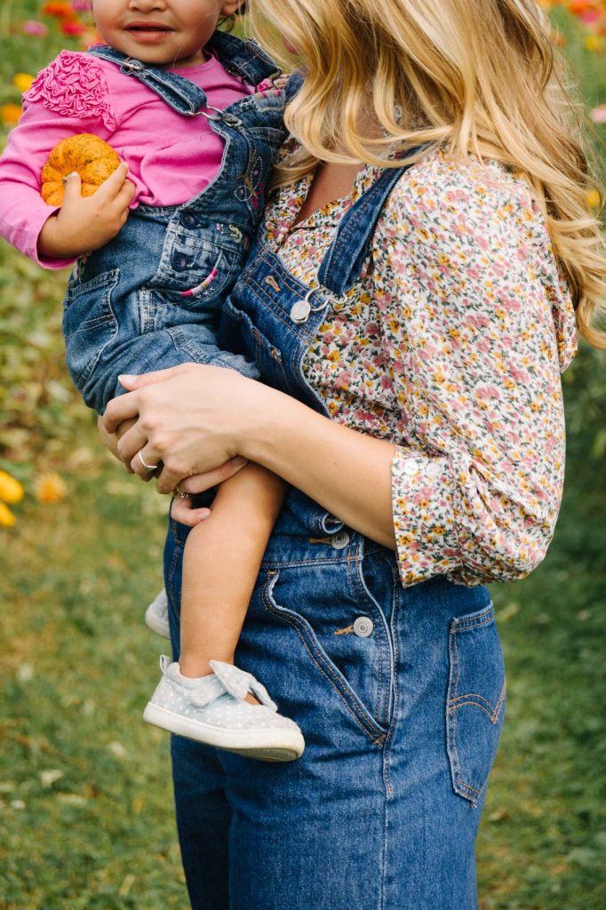 Cute Pumpkin Picking Outfits - Allyn Lewis