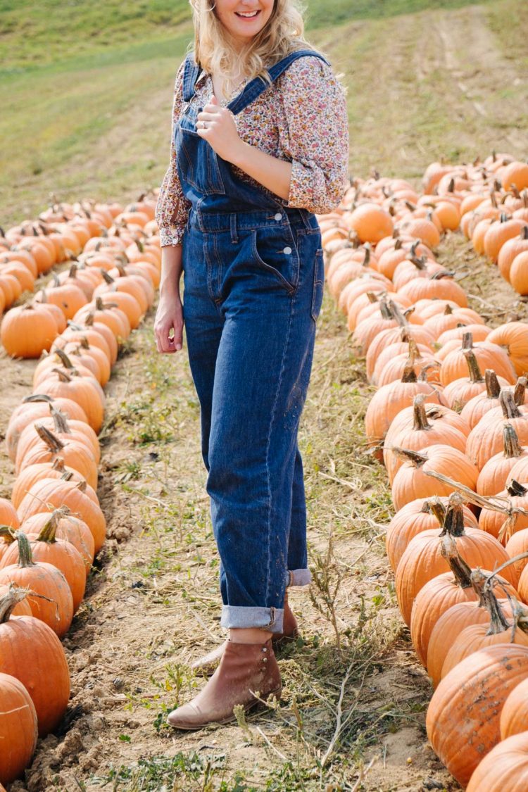 Cute Pumpkin Picking Outfits - Allyn Lewis