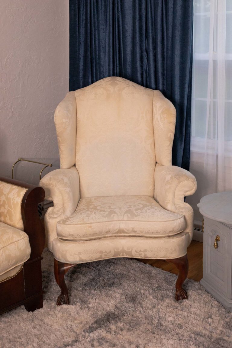 How to Dye a Fabric Chair - Rit Dye Tutorial - Allyn Lewis