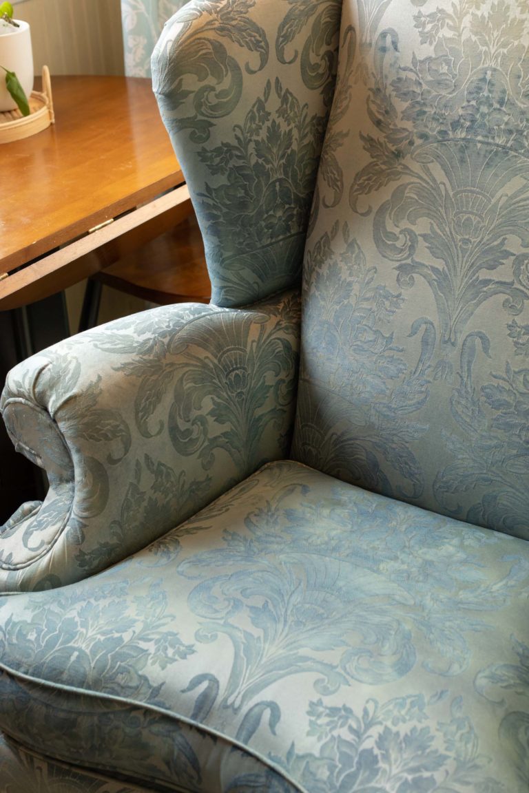 How to Dye a Fabric Chair - Rit Dye Tutorial - Allyn Lewis